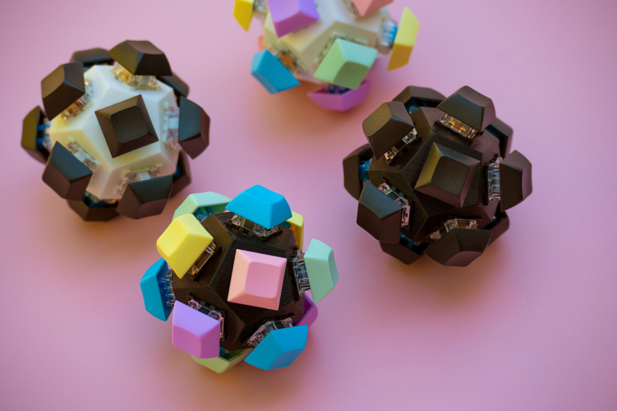 Dodecahedron 12 Key Mechanical Fidget Clicker