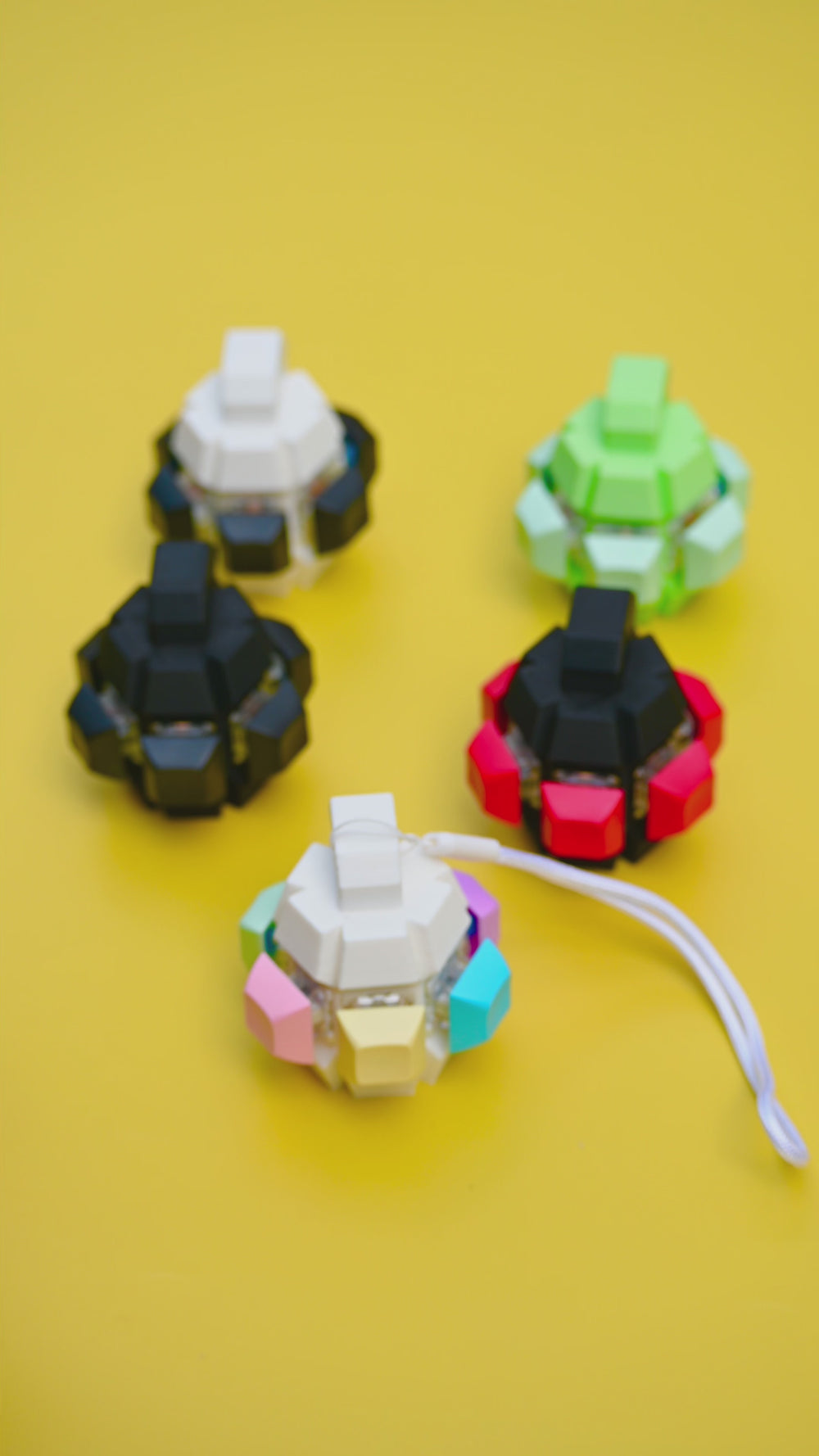 Mini Keyboard Grenade Fidget - 5 Key